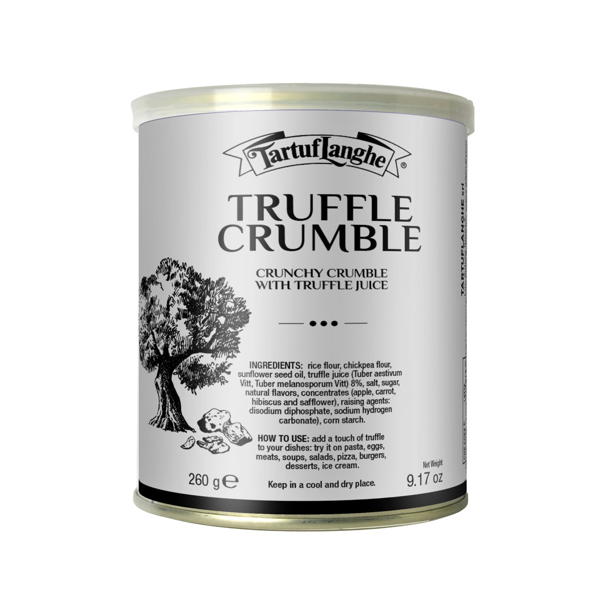 TRUFFLE CRUMBLE: Crunchy Crumble with Truffle Juice 260g / 9.17 oz ...